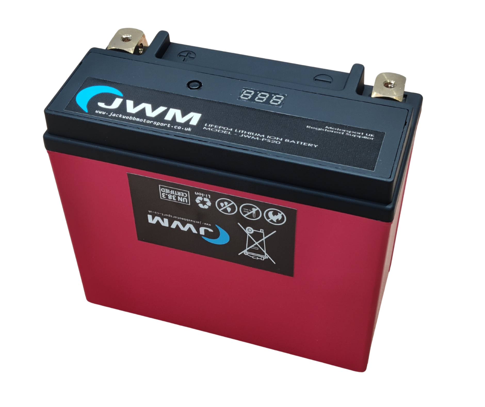 PS-20 JWM LiFePO4 lithium motorsport battery | Mardi Gras Motorsport